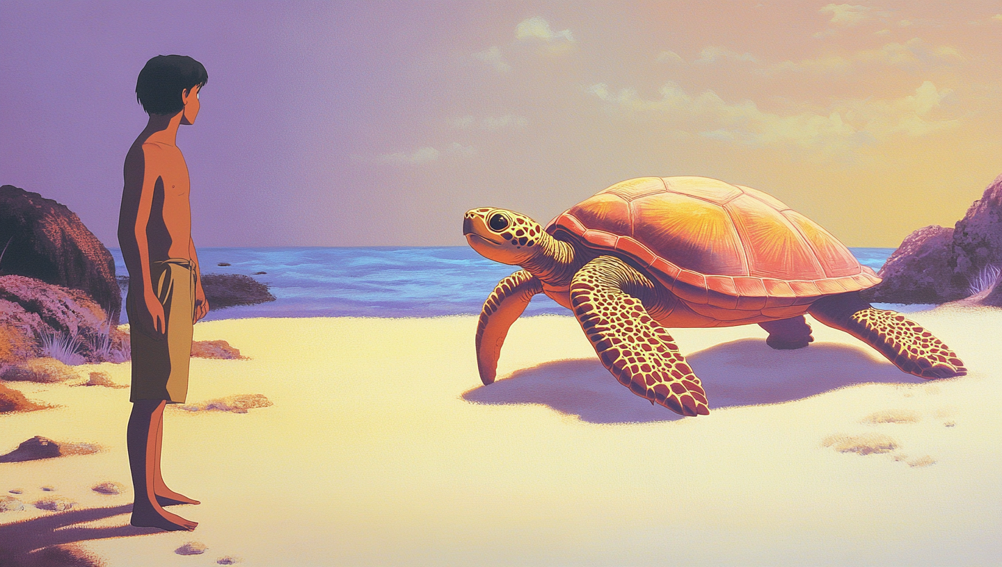 LA TORTUGA ROJA: LA RENDICIÓN AL TIEMPO - Upaninews